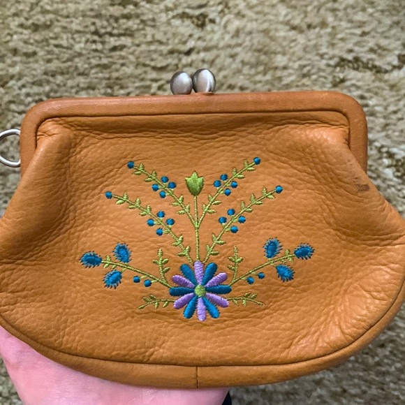 Fossil | Bags | Rarefossil Embroidered Coin Purse | Poshmark